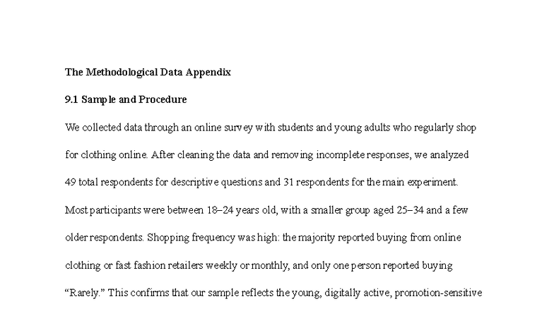 Mark 305 Project: Analyzing Ethical Scarcity vs. LTO in Online Shopping ...