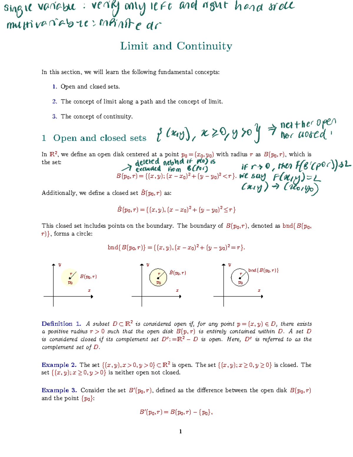 Lect2 limits and continuity 231020 142514 - Limit and Continuity In this section, we will learn ...