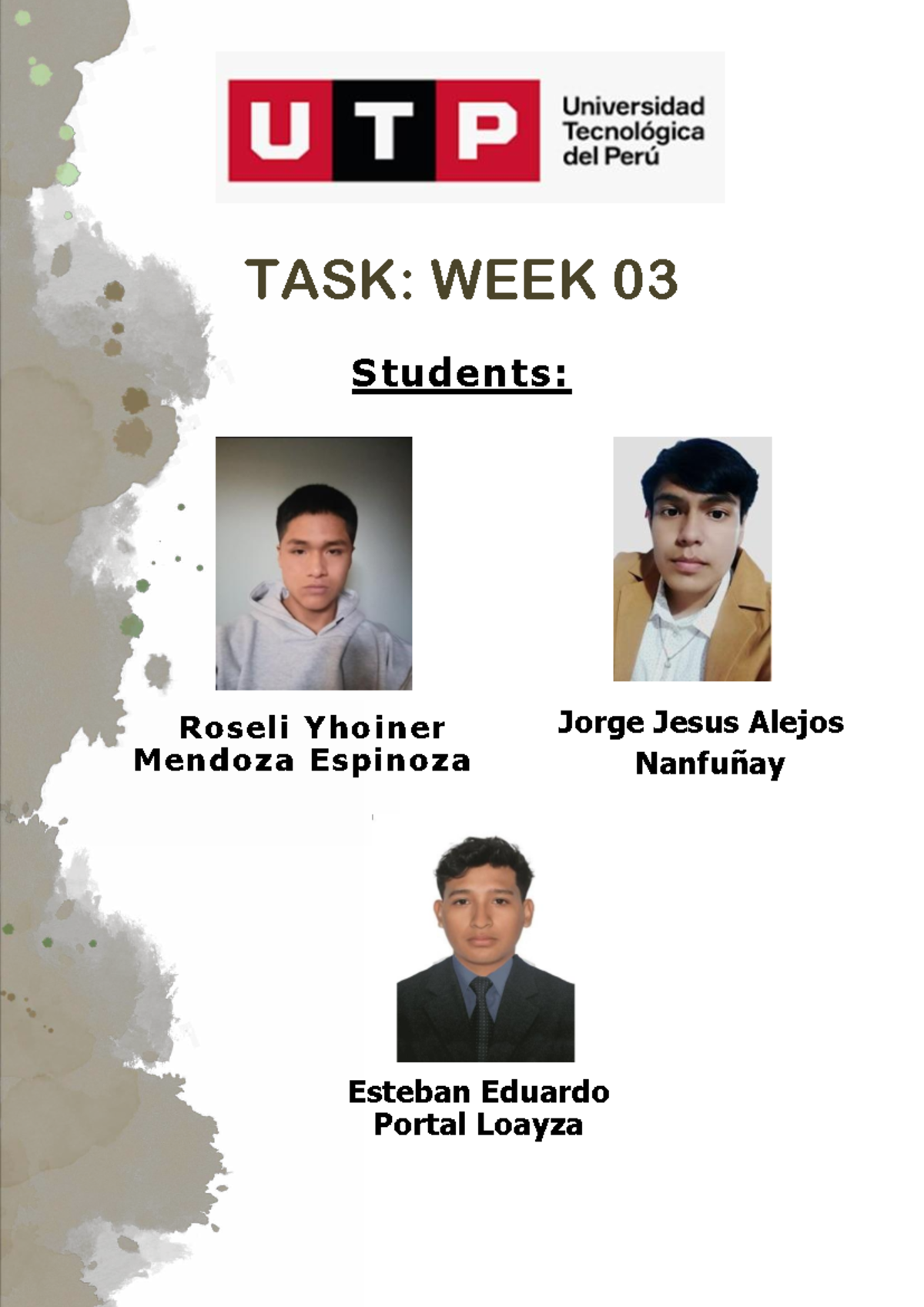 Week 03 Task: Memorable Family Events (PA1) - Studocu