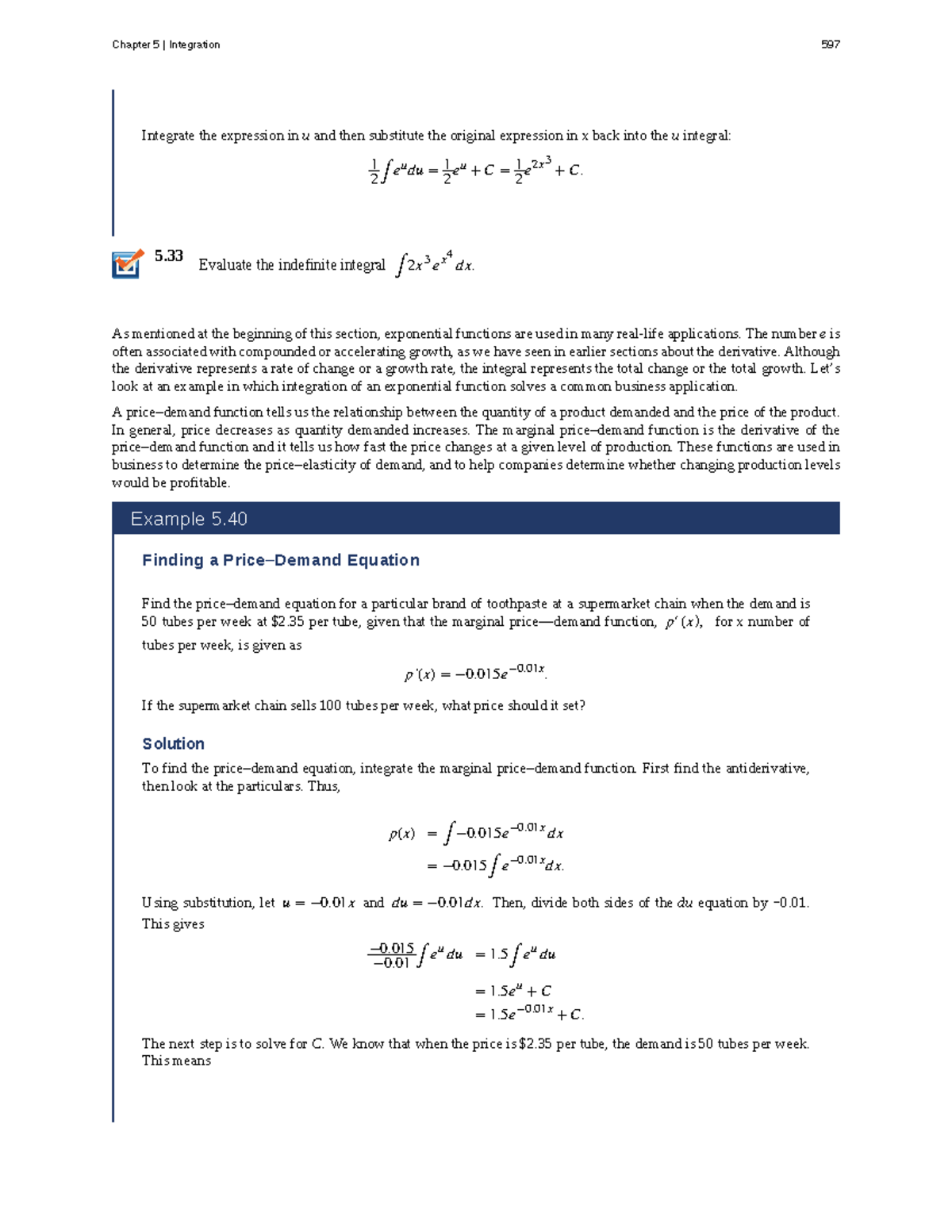 Chapter 5: Integration Techniques in Calculus 597 - Studocu