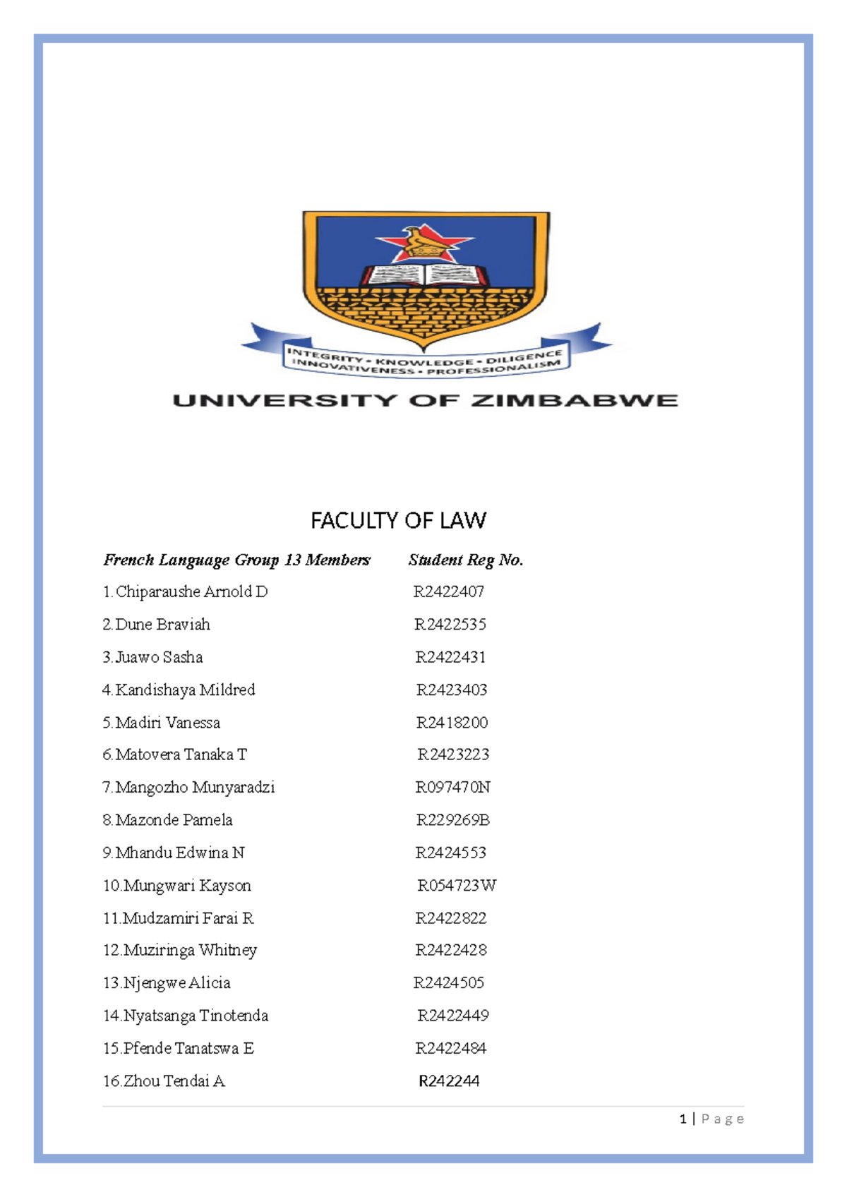 French Assignment 02: Pronominal Verbs - Group 13 - Studocu