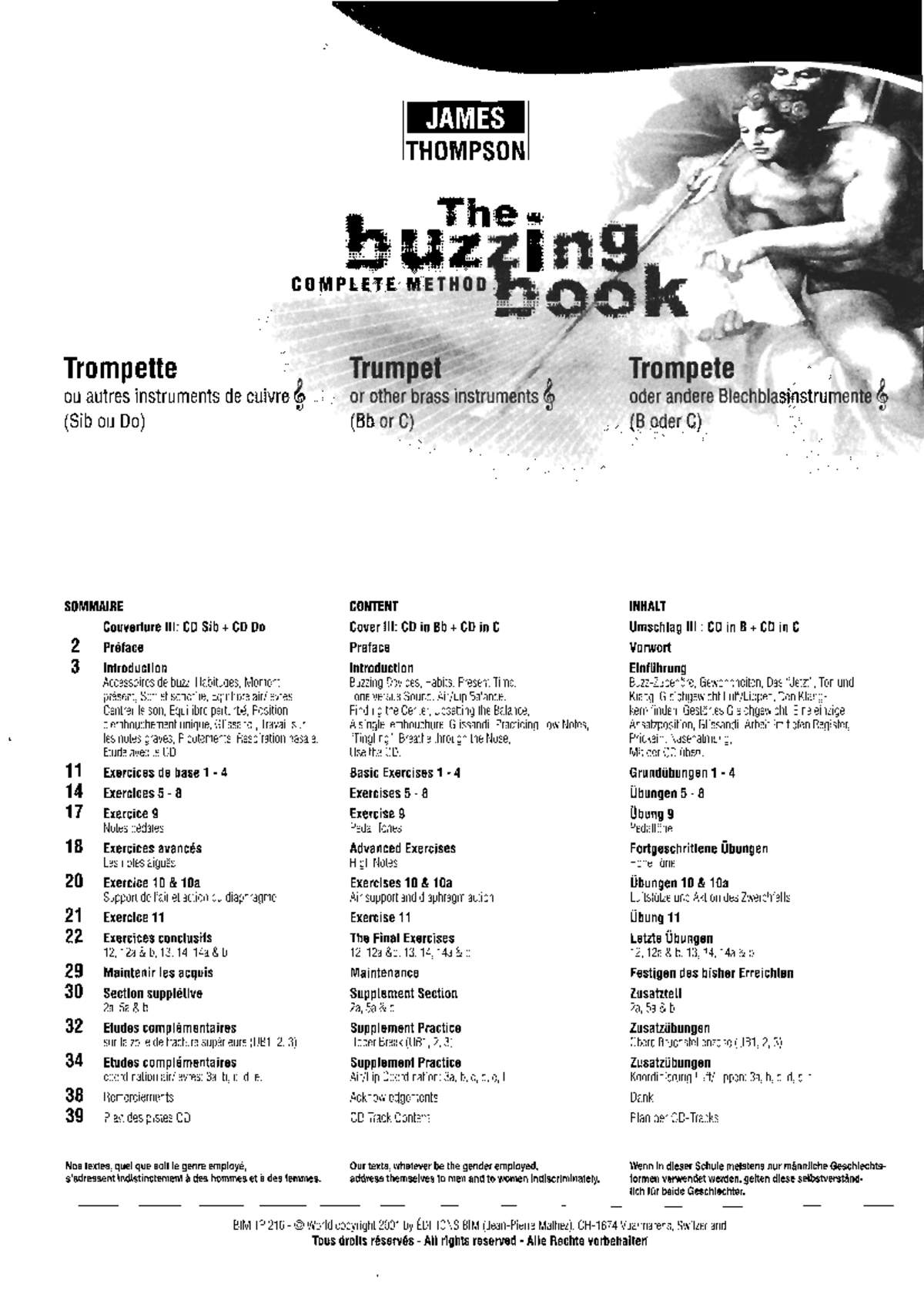 Thompson - The Buzzing Book: Brass Playing Techniques & Exercises - Studocu