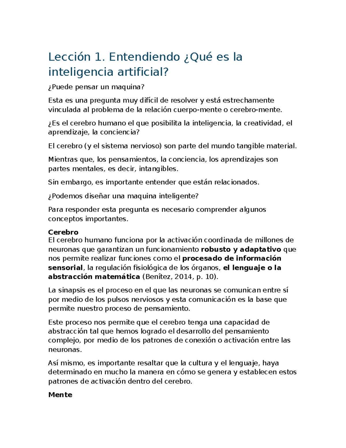 Inteligencia Artificial v2 - Lección 1. Entendiendo ¿Qué es la ...