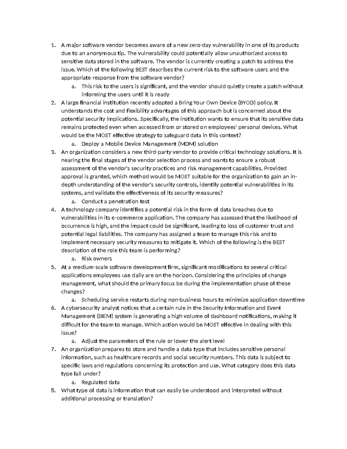 CompTIA Security+ SY0-601: Essential Practice Questions for Exam Prep ...