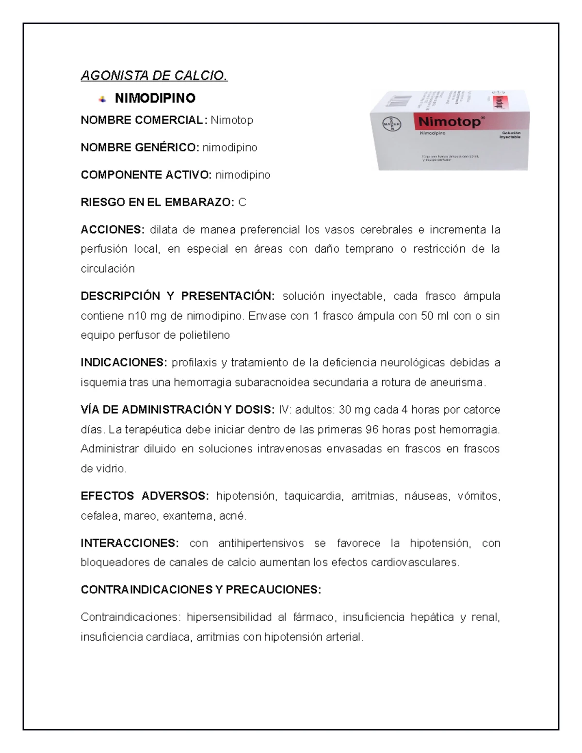 Perfiles farmacológicos (antituberculosos) - DOXICICLINA. Nombre ...