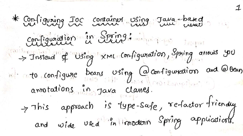 Configuring IOC Container with Java in Spring: A Guide (Course Code ...