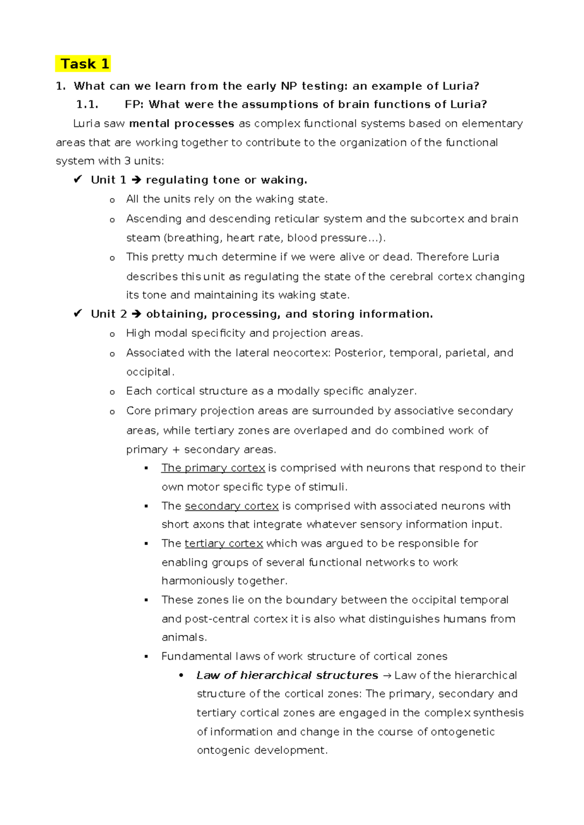 Methods of Neuropsychological Testing: Insights from Luria's Framework ...