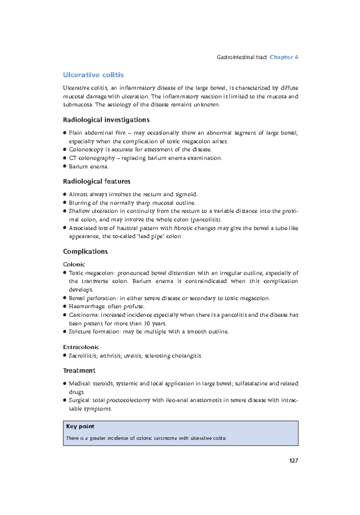 Radiology Lecture Notes pdf (43) - Gastrointestinal tract Chapter 4 127 ...
