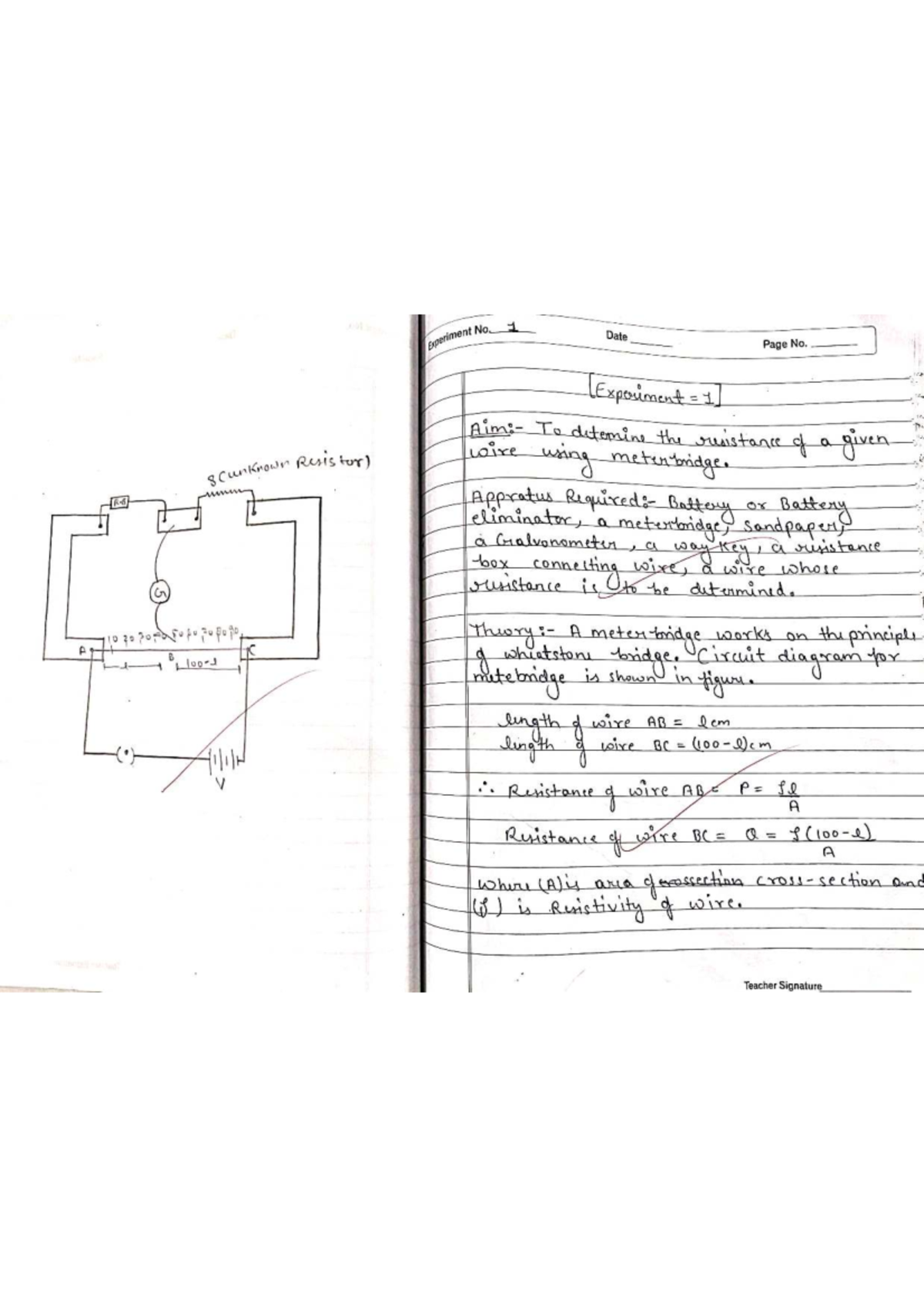 Class 12 Physics Practical Record: Experiments on Resistance and Optics ...