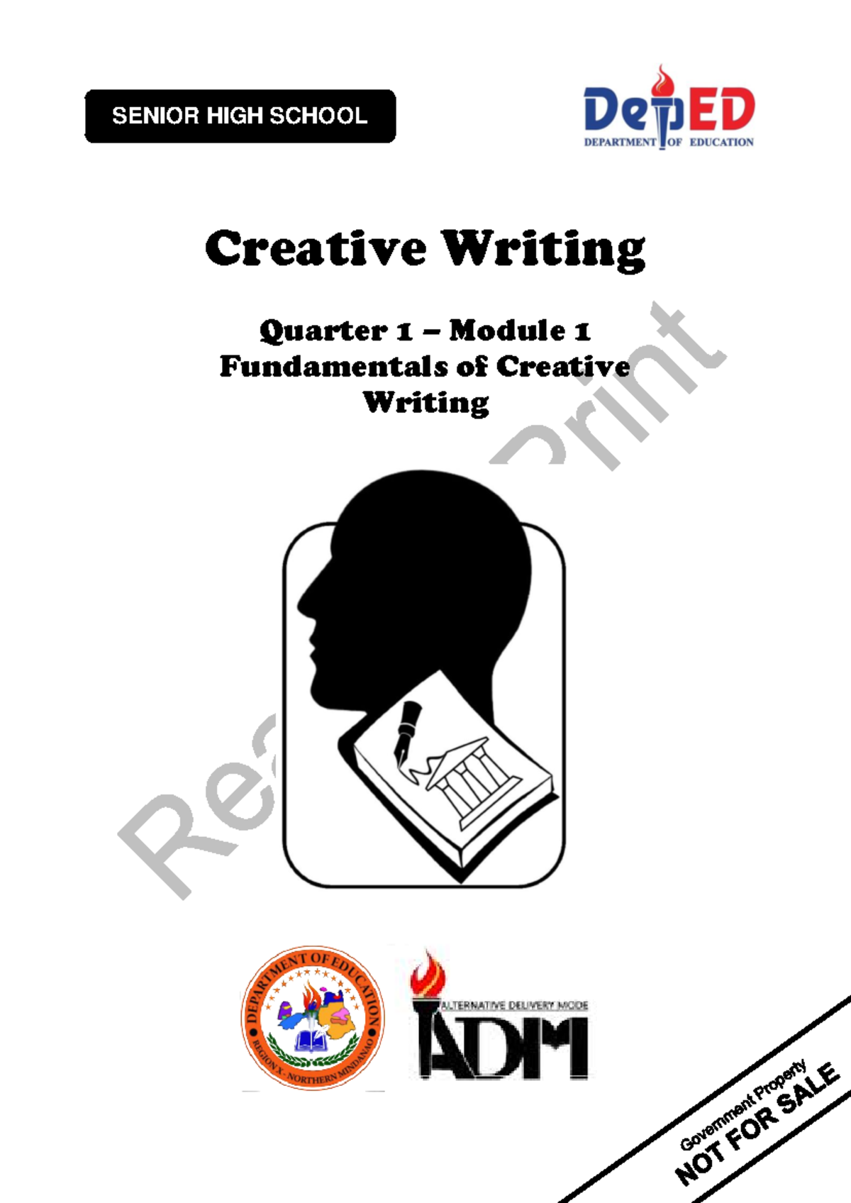 Creative Writing 12 Q1 Mod1: Fundamentals of Creative Writing Basics ...