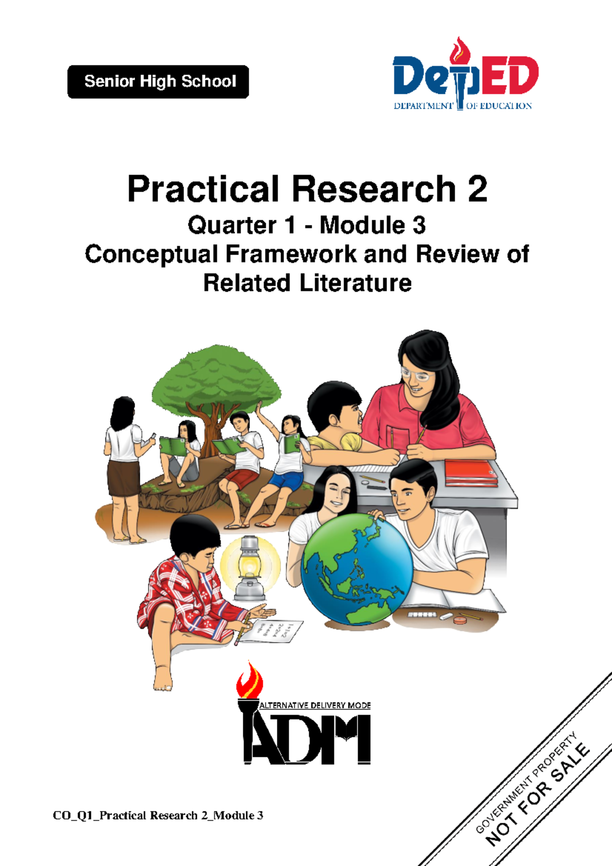 Practical Research 2 Q1 Mod3: Conceptual Framework & Related Lit Review ...