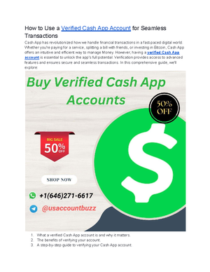 Comprehensive Guide to Cash App Verification and Features - Whether you ...