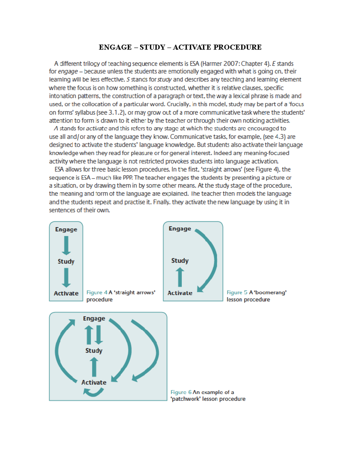 ESA - Engage Study Activate Procedure Overview for Language Lessons ...