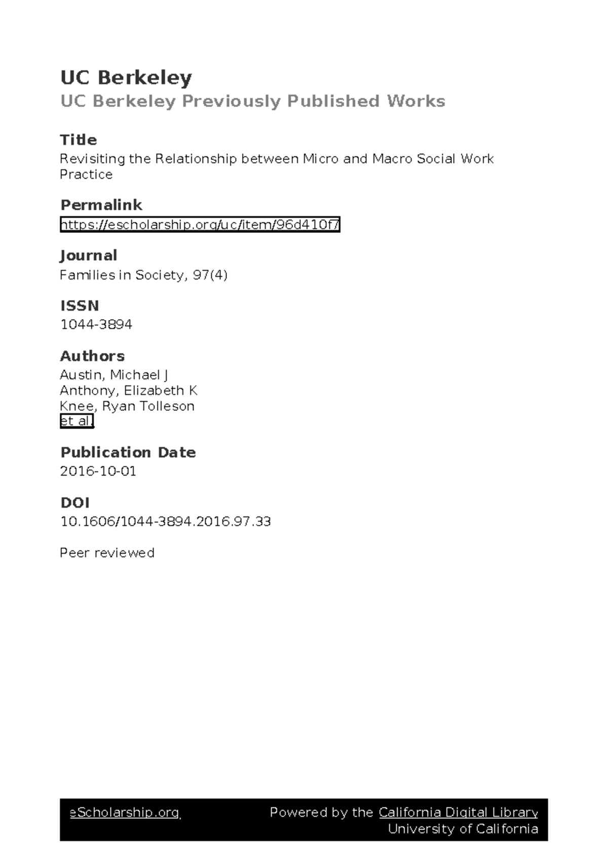 UC Berkeley Final Exam: Revisiting Micro and Macro Social Work Practice ...