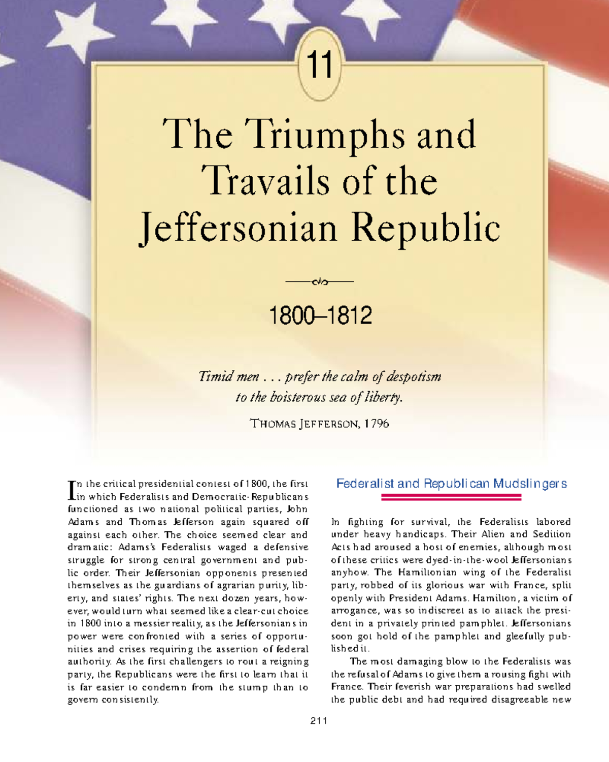 The Triumphs and Trials of the Jeffersonian Republic (HIST 201) - Studocu