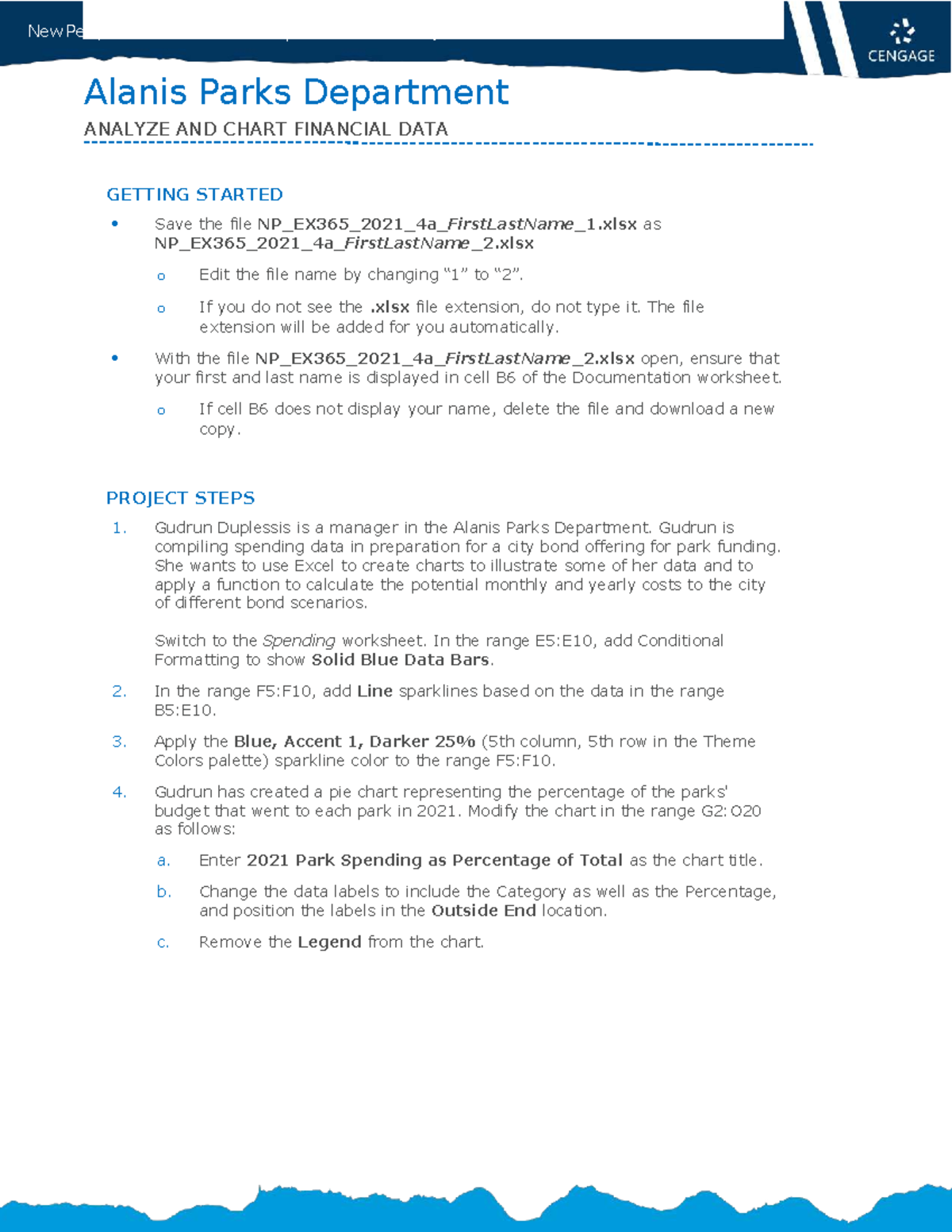 New Perspectives Excel Module 4: SAM Project 1a Instructions - Studocu