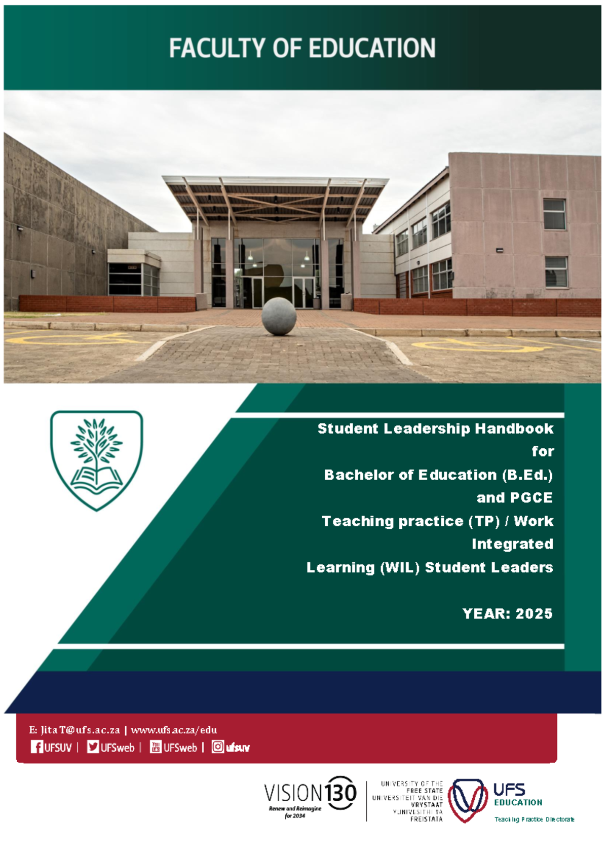 Student Leadership Handbook for B.Ed. & PGCE Teaching Practice 2025 ...