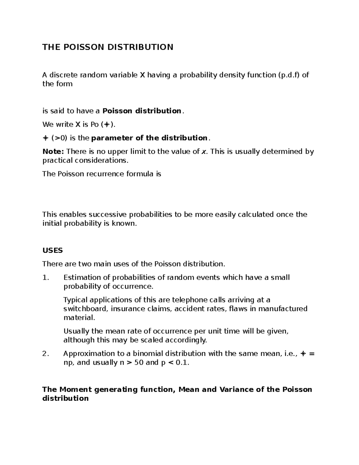 STA205-WEEK4 - The lecture notes cover a wide range of topics ...