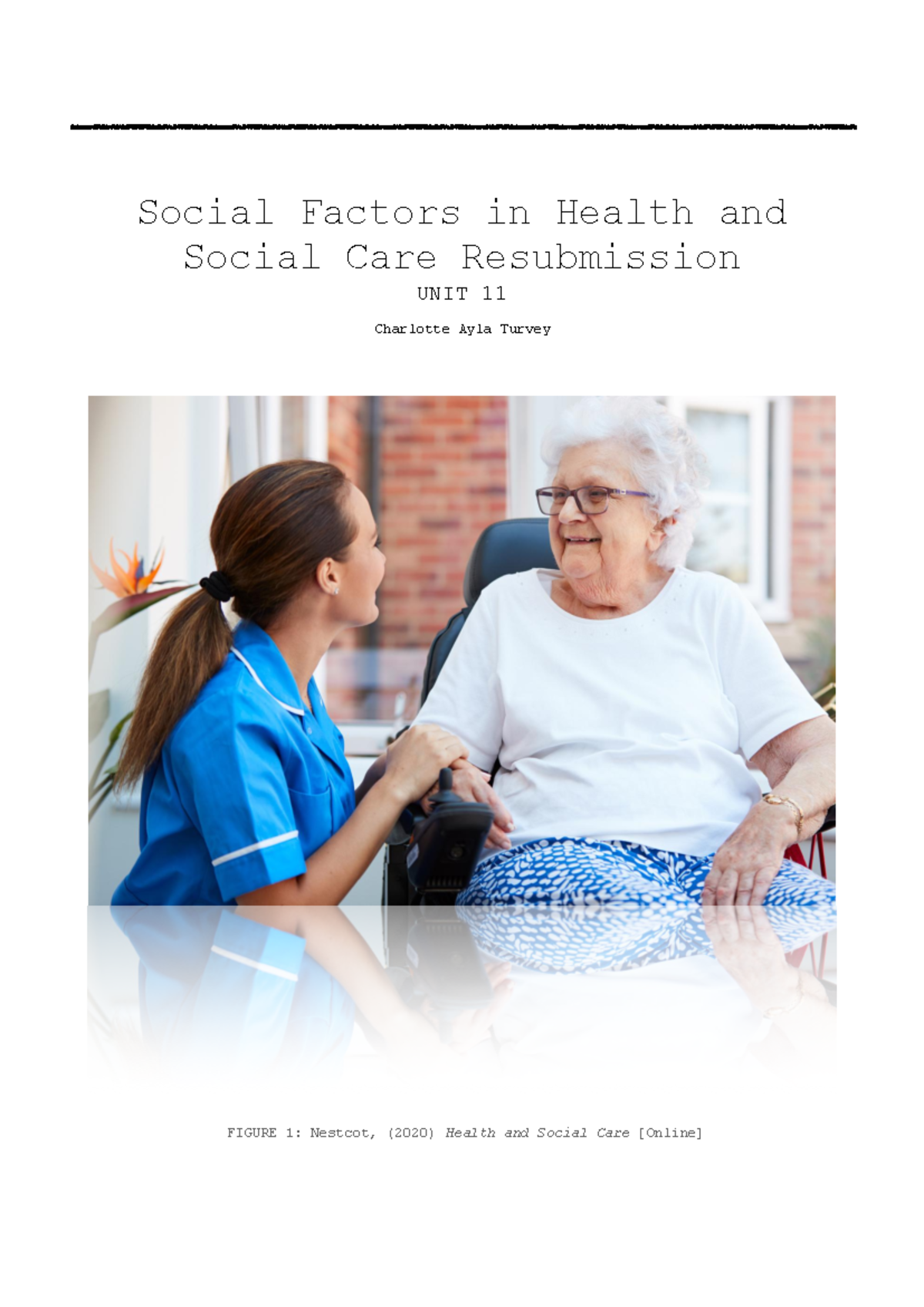 Unit 11: Examining Social Factors in Health & Care Relationships - Studocu