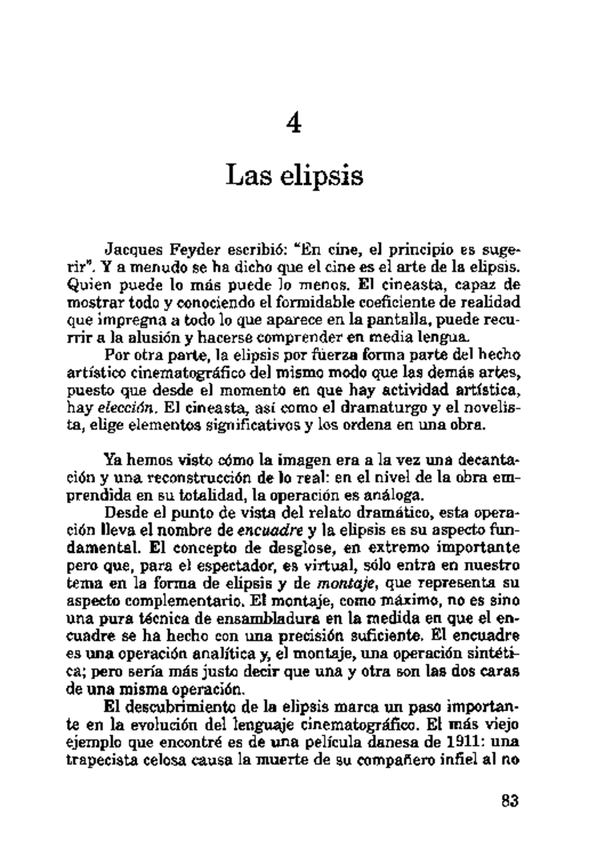 Elipsis en el Cine: Análisis del Lenguaje Cinematográfico - MART 101 ...