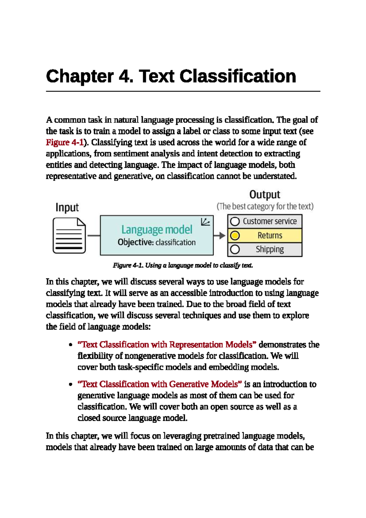 Chapter 4: Text Classification Using Language Models in NLP - Studocu