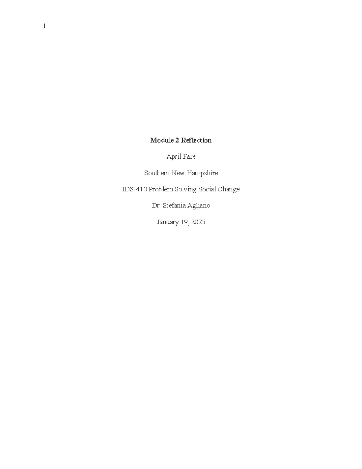 IDS 410 Module 2 Reflection on Social Change Movements: #MeToo and MADD ...