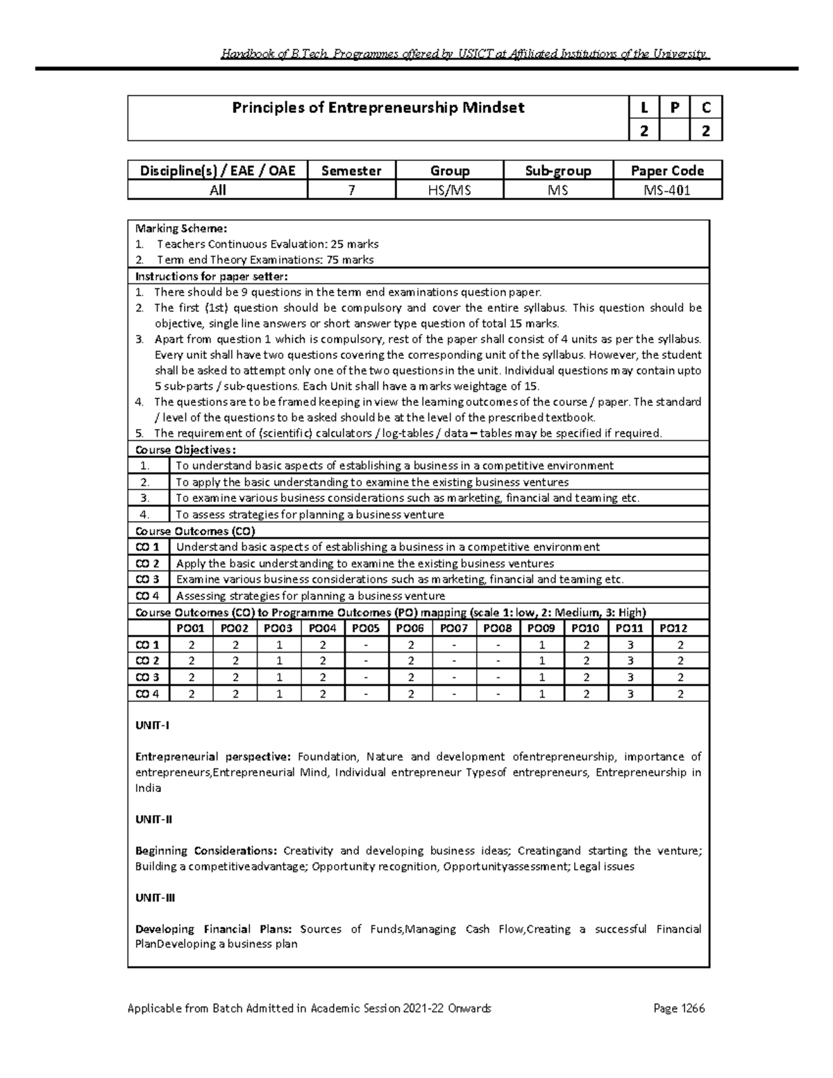 Principles of Entrepreneurship Mindset - MS-401 Course Handbook - Studocu