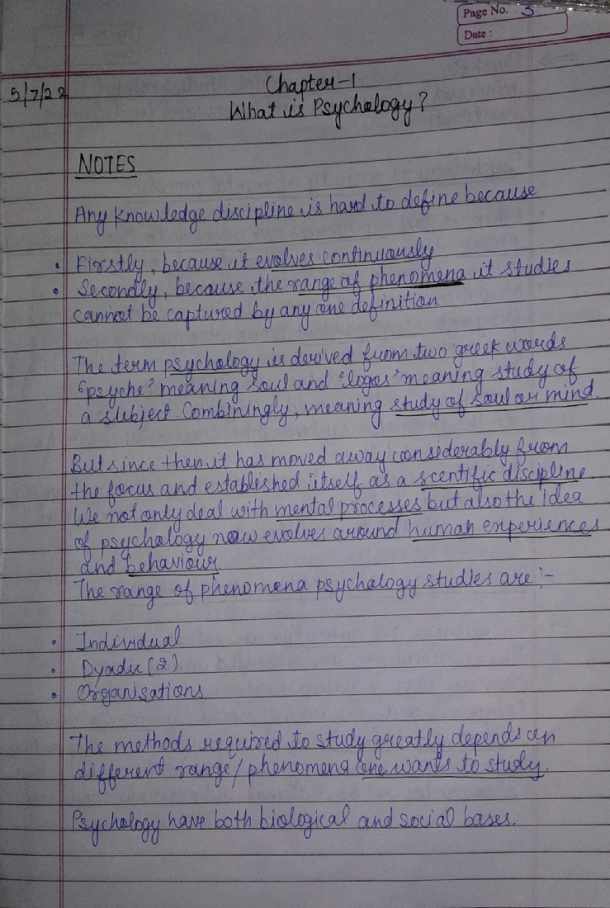 Class 12 psychology practical file - Date Page No. Expt. No ...