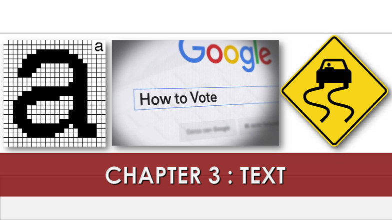 CSC413 Interactive Multimedia: Chapter 2 - Text & Fonts Overview - Studocu
