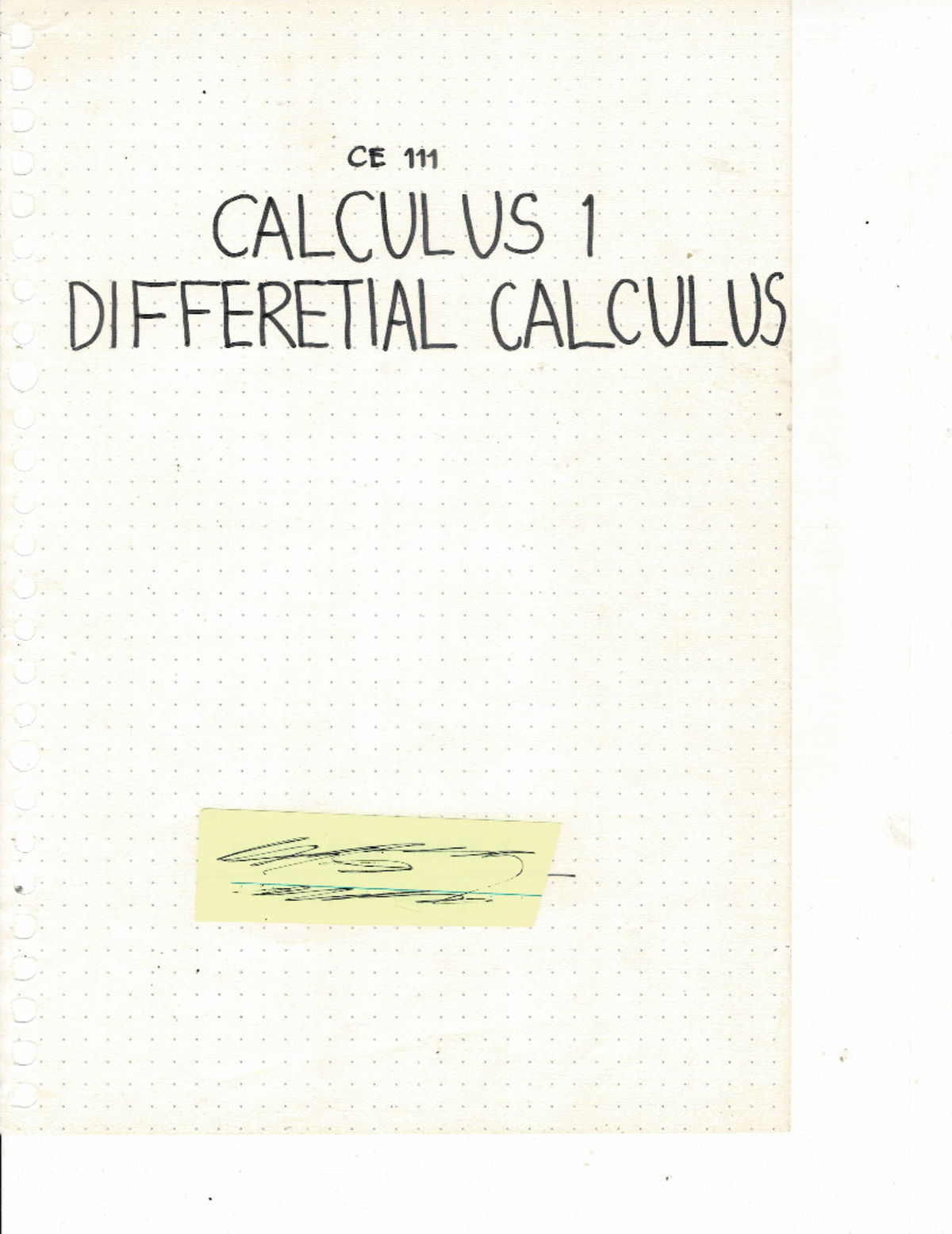 Calculus 1 - Chapter 1: Functions, Limits, and Continuity Notes - Studocu