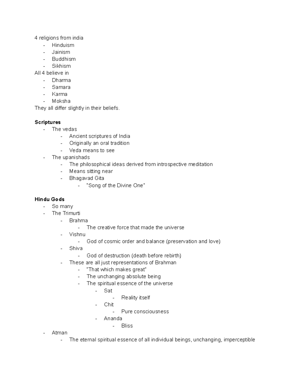 Hinduism: Key Concepts, Scriptures, and Paths to Enlightenment (REL101 ...