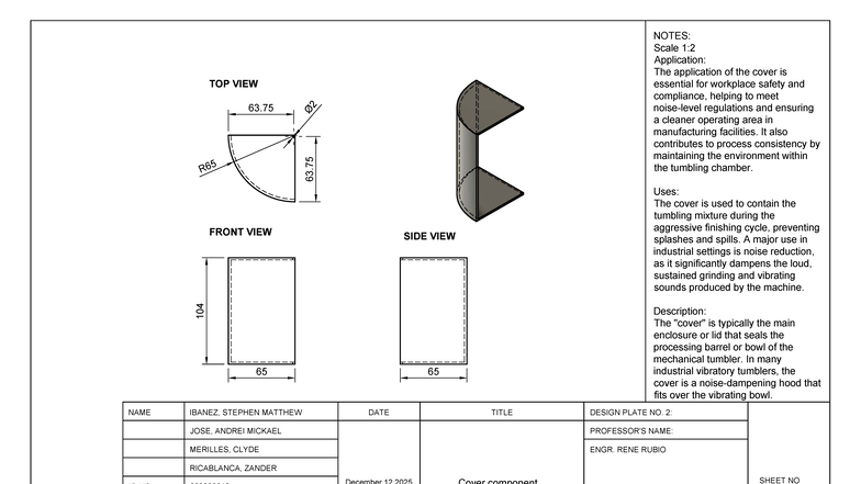BSME NOTES: Cover Component Application in Workplace Safety - Studocu