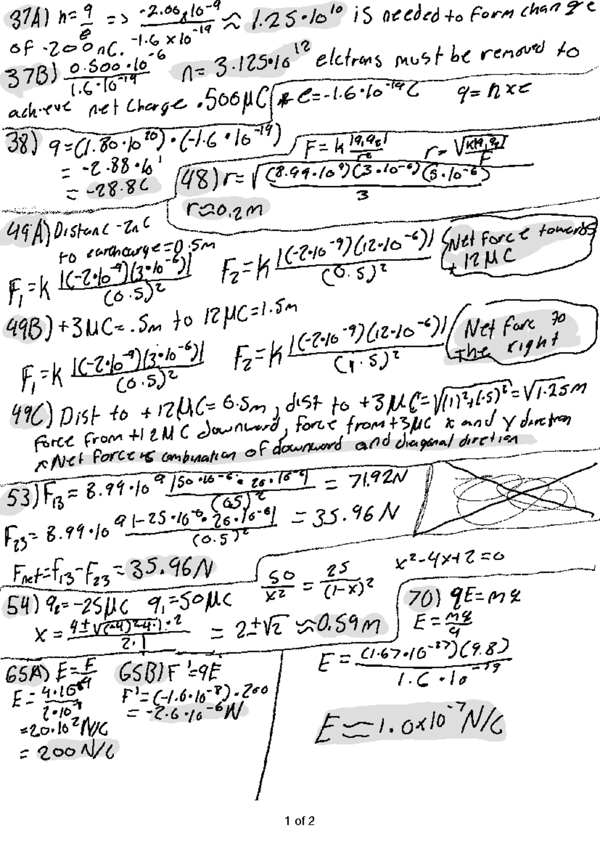 Chapter 5 Homework Solutions for Course 37A1 - Studocu