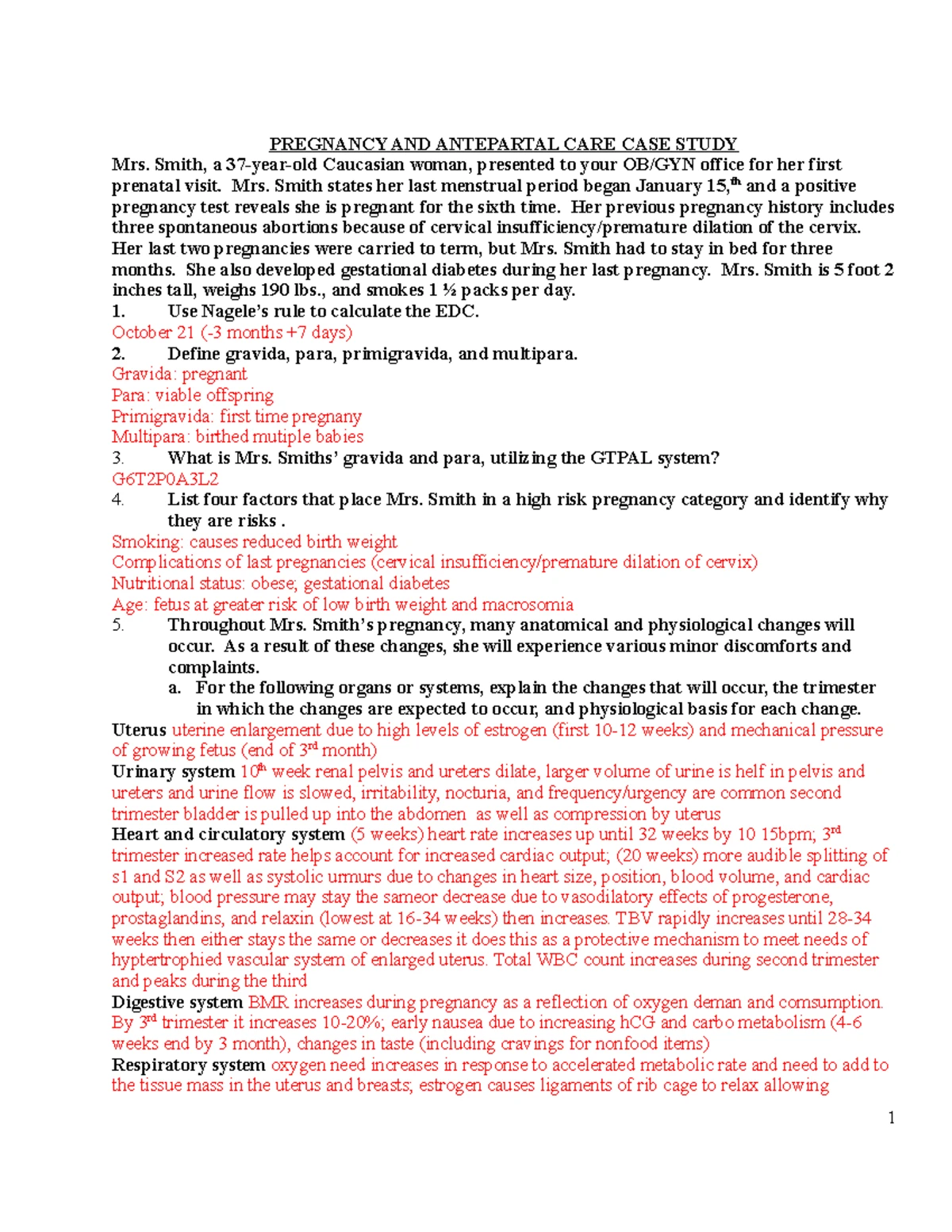 Maternal-Newborn Nursing - BUBBLEHE Assessment Guide for Postpartum ...