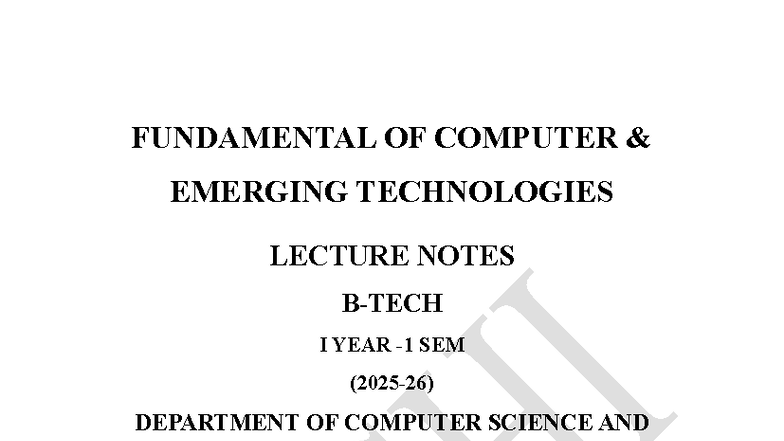 CSE 101: Unit 3 - Computer Codes Lecture Notes - Studocu