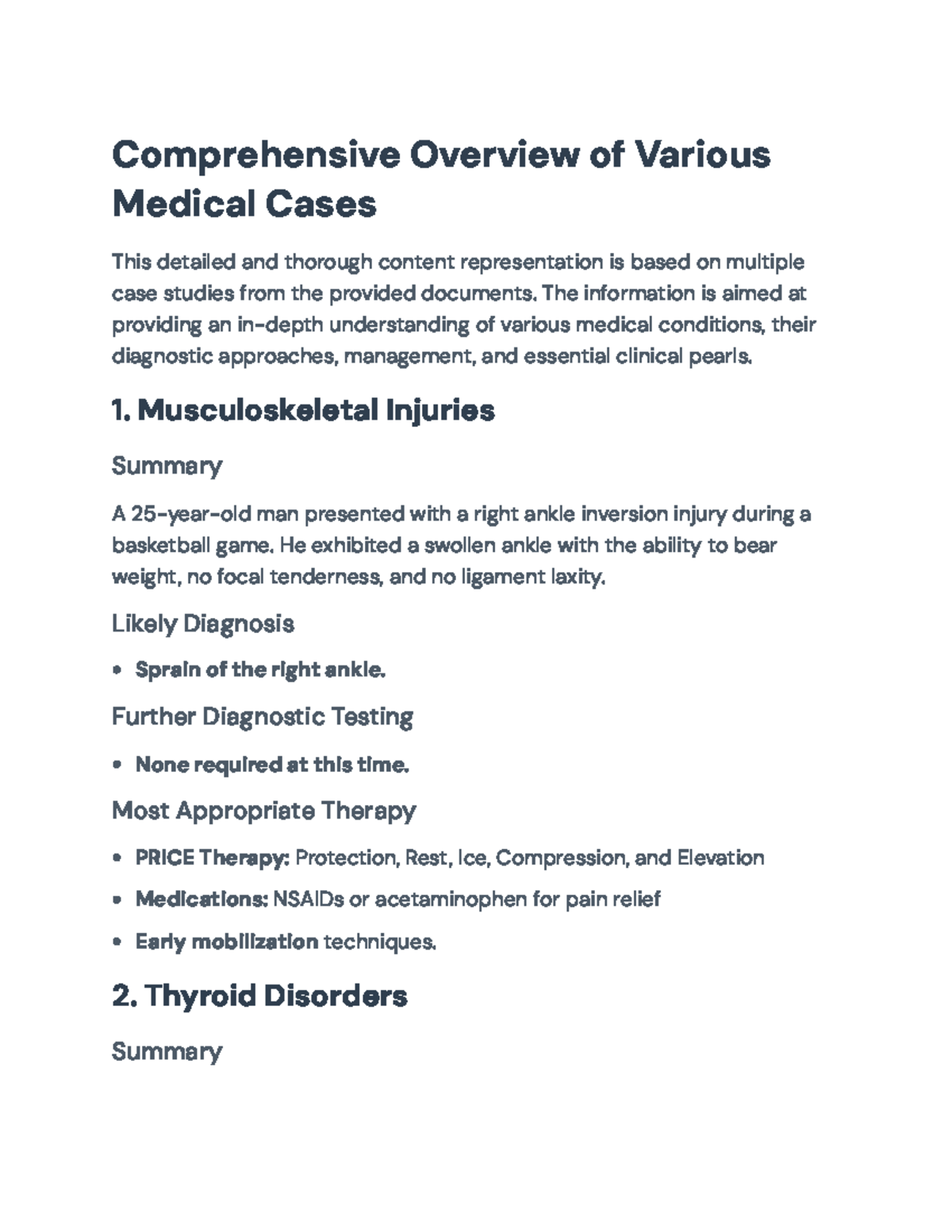 Comprehensive Medical Case Studies: Diagnosis & Management Overview ...