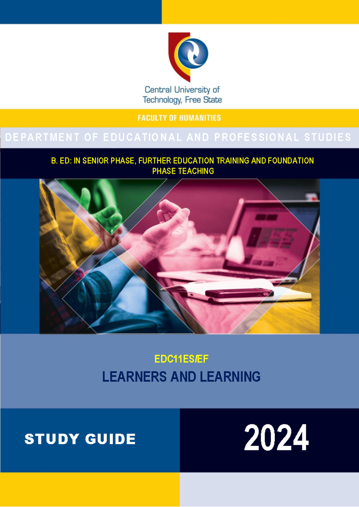 2024 EDC11ES/EF Learners and Learning Study Guide - Studocu