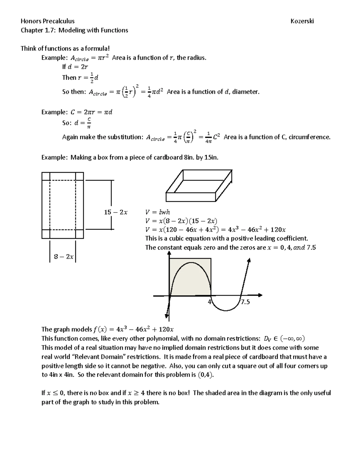 Ch 1.6 Transformations: Understanding Graphical Changes in Precalculus ...