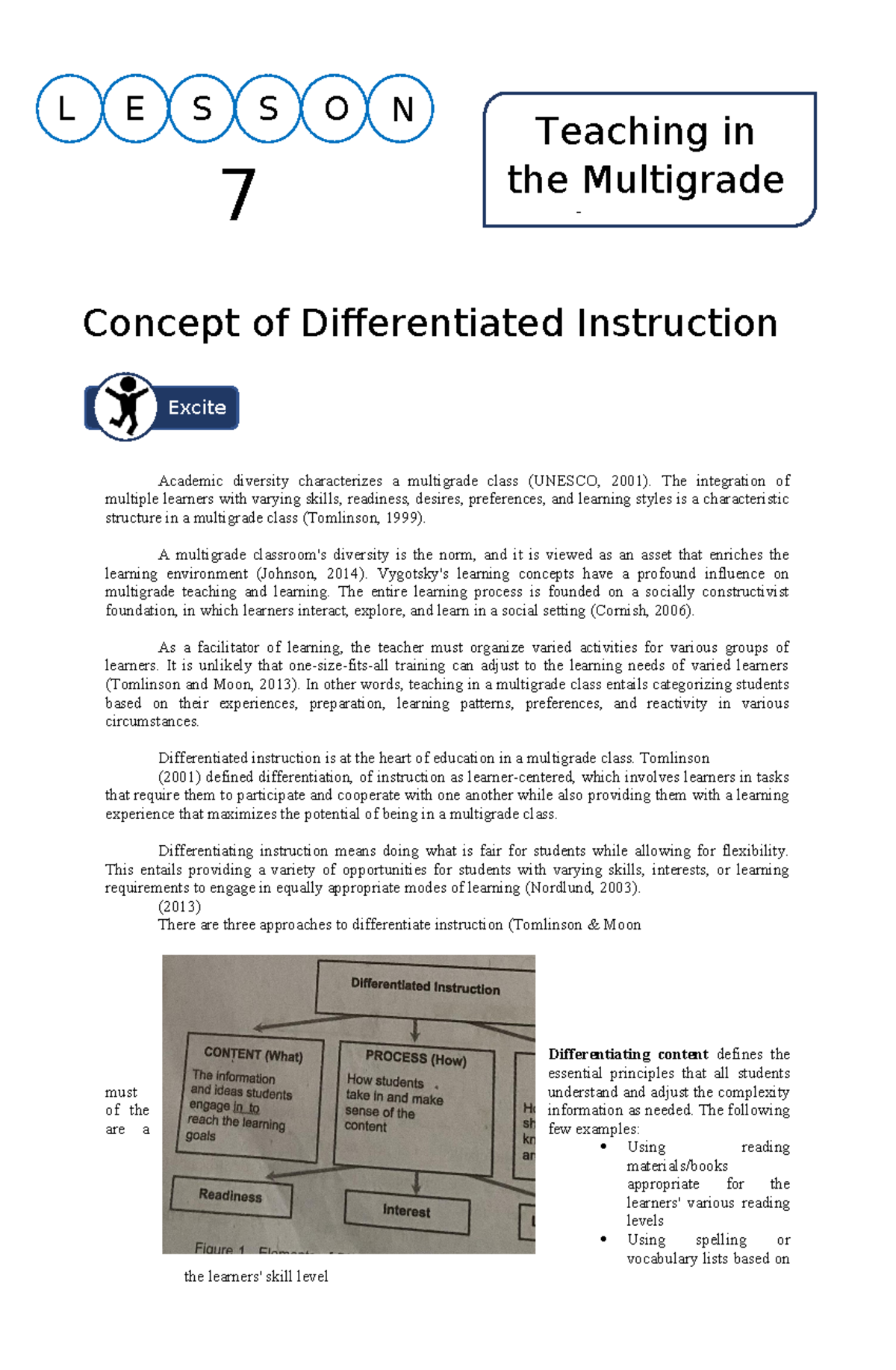 ELEC 32: Teaching Strategies in Multigrade Classrooms with Differentiation - Studocu