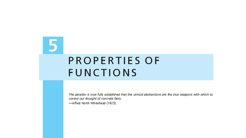 Ch 5: Properties of Functions in Ekonomi Matematika - Studocu
