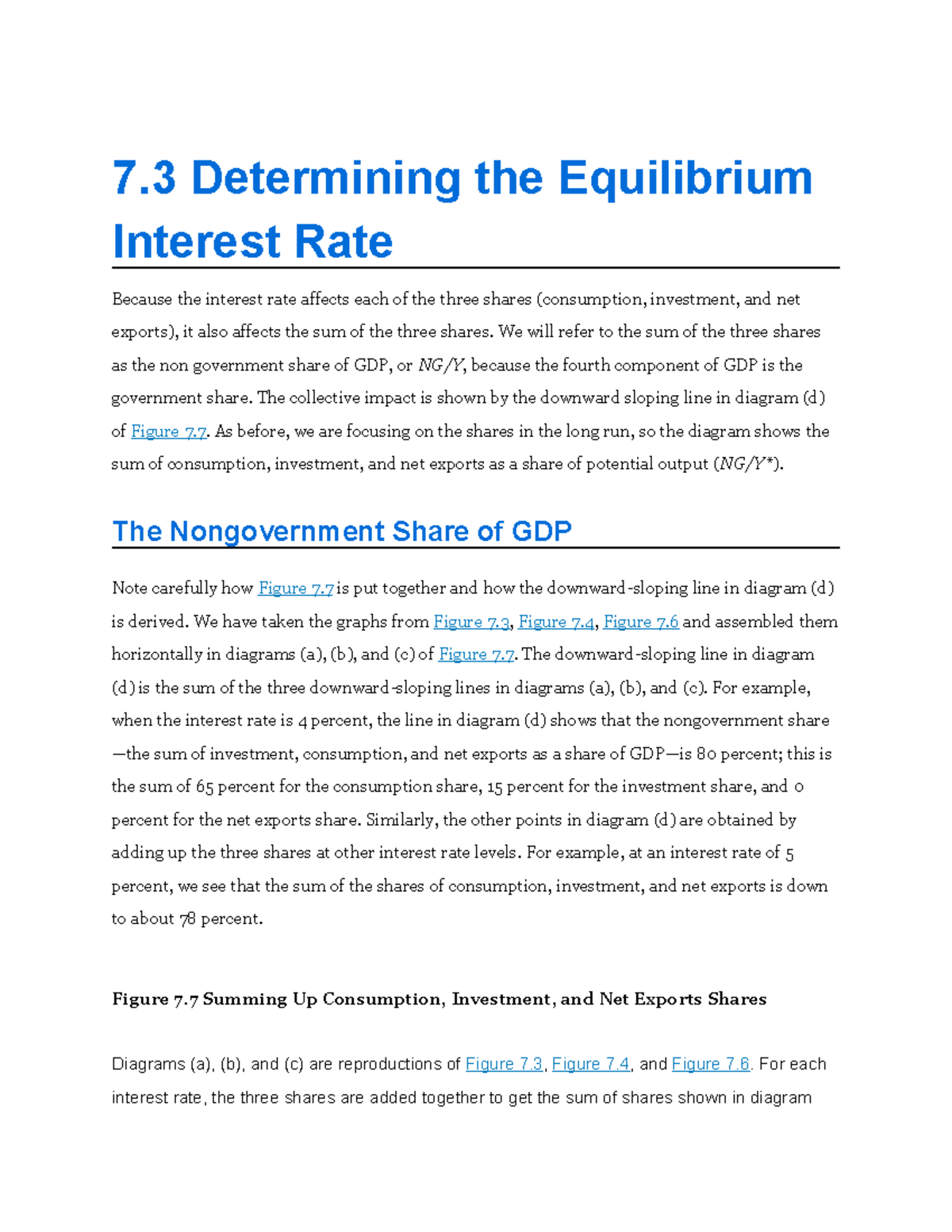 Chapter 7 Practice Materials - 7 Determining the Equilibrium Interest ...