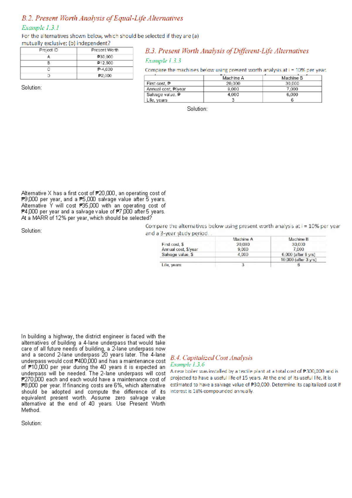 Economics Mod 1 Lesson 3: Cost Analysis and Decision Making - Studocu