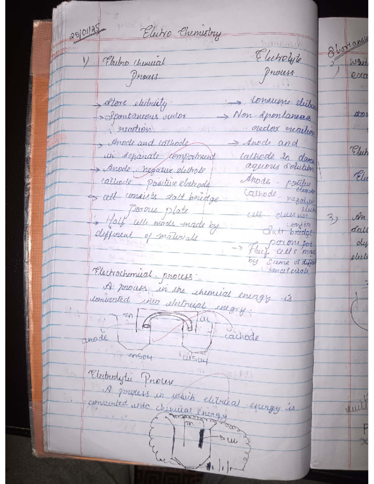Electrochemistry Notes (Course Code: EC101) - Key Concepts and ...