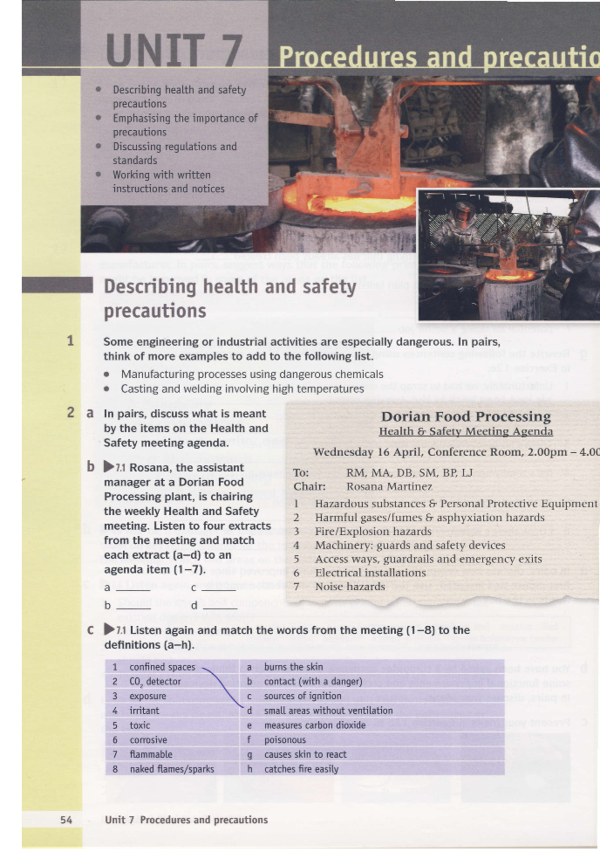 Health & Safety Precautions in Engineering - Unit 7 Overview - Studocu