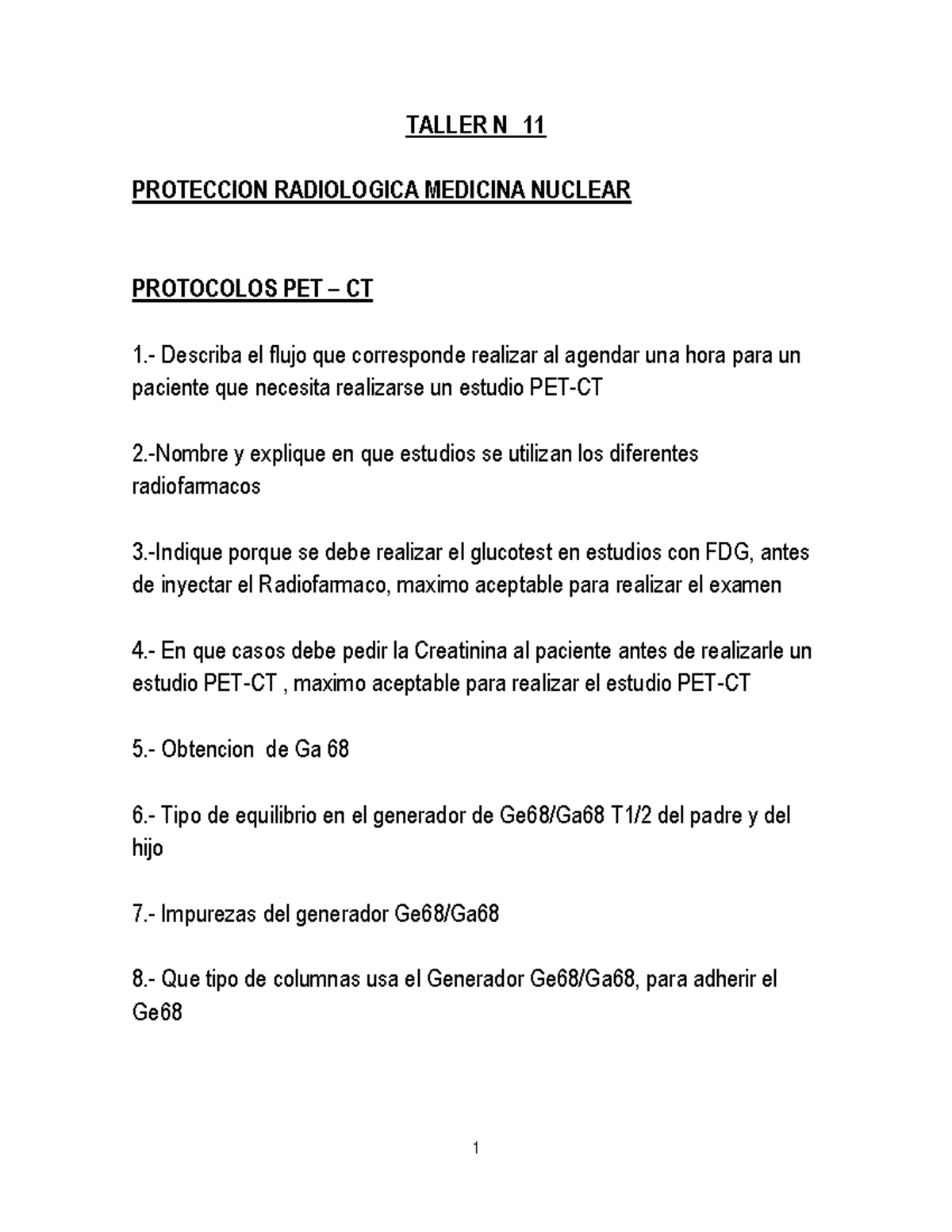 GUÍA 11 PRMN PROTOCOLOS PET-CT Y PROTECCIÓN RADIOLOGICA - Studocu