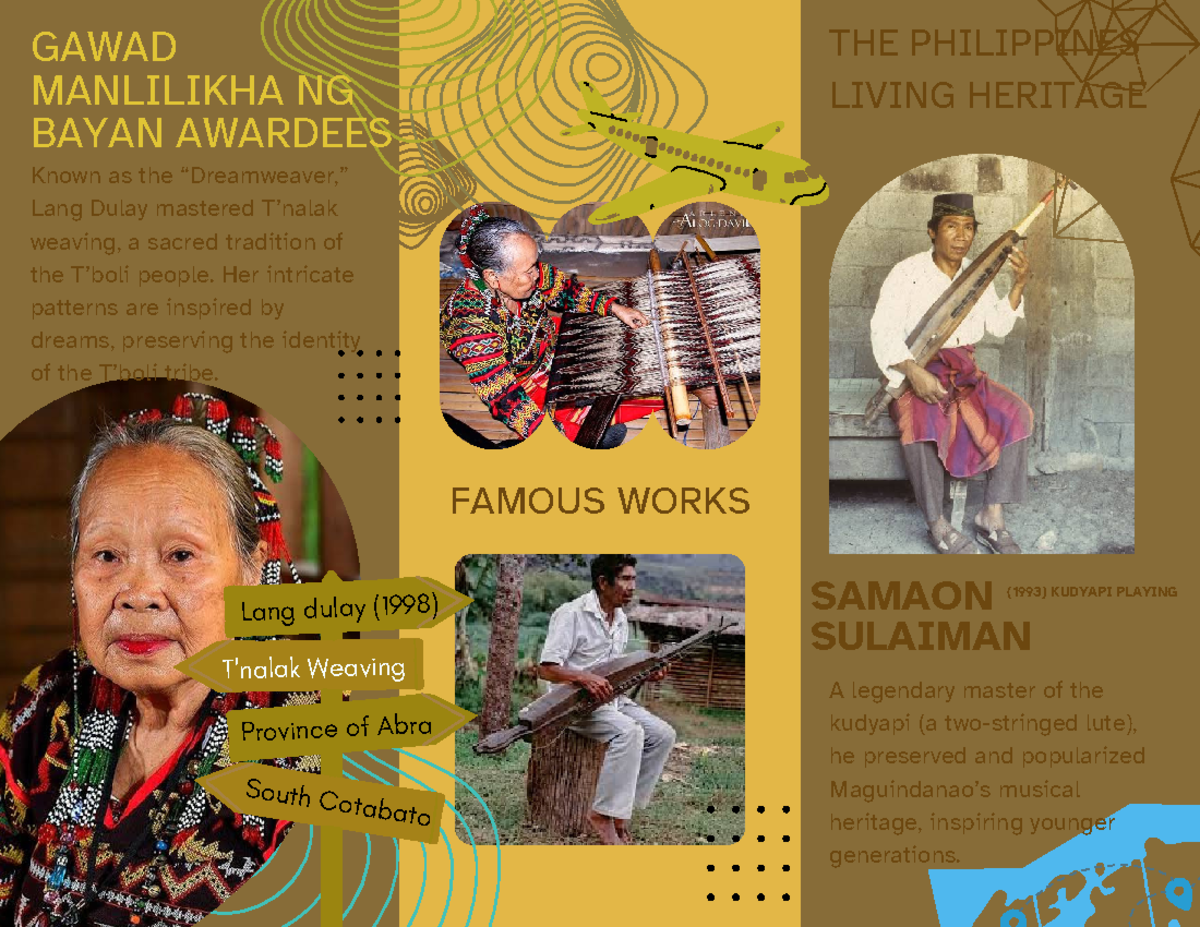 cpar brochure for artists - Known as the “Dreamweaver,” Lang Dulay ...