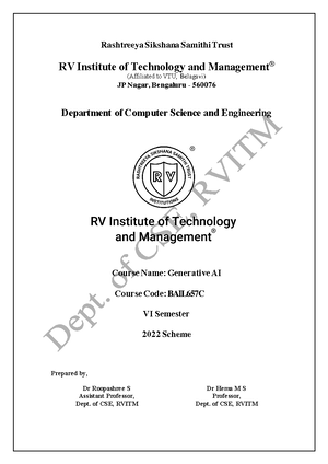 "BCM601: Machine Learning Course Syllabus and Exam Details (2022)" - Studocu