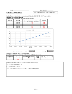 Chem152 Buffers Report - Warner, Mathew - NAME: Mathew Warner STUDENT ...