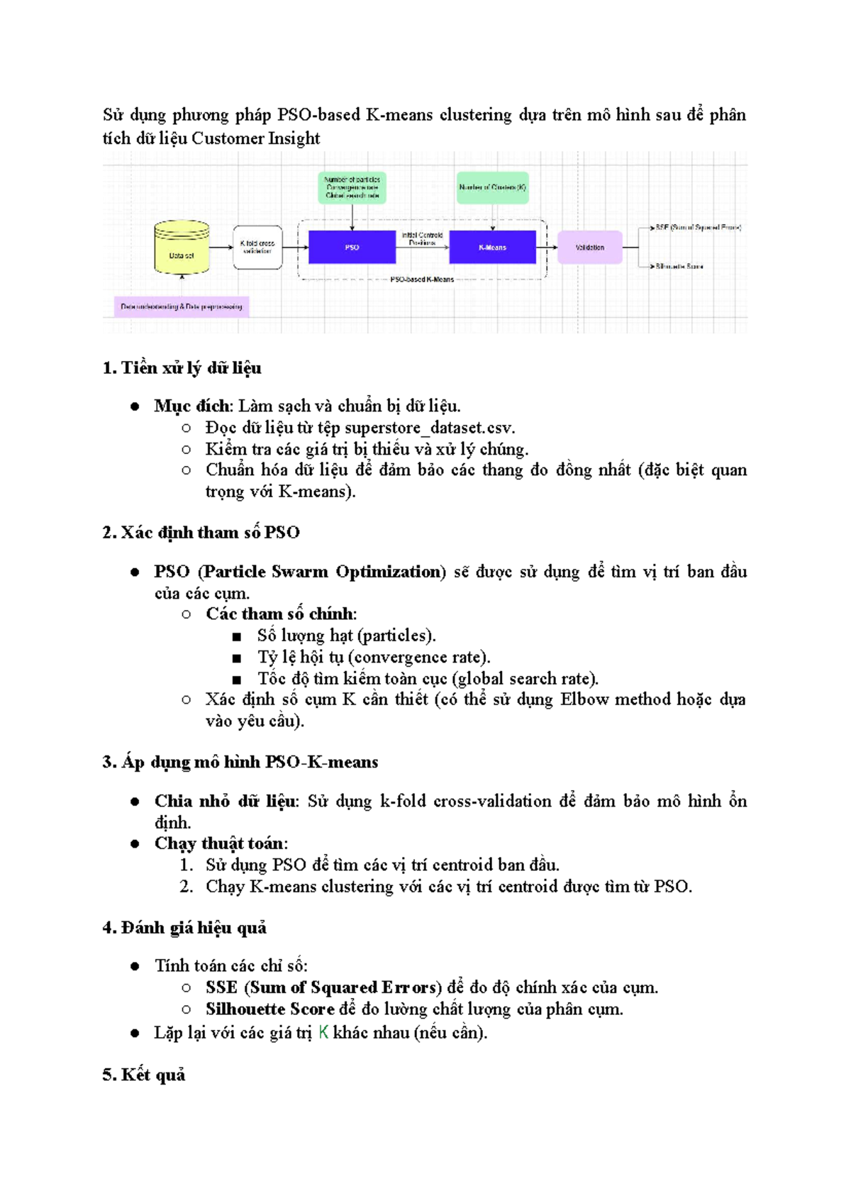 Phân Tích Dữ Liệu Customer Insight 1: Clustering PSO K-means - Studocu