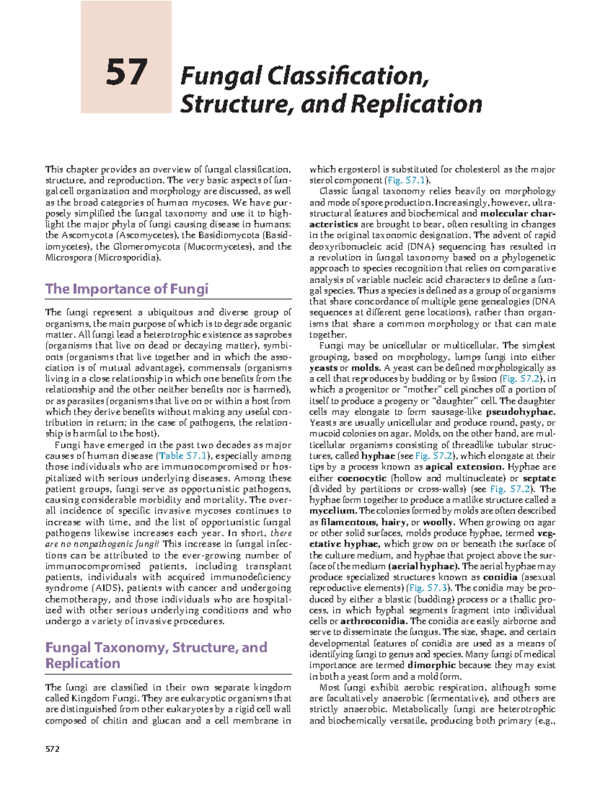 Finalmycology-Murray - 572 This chapter provides an overview of fungal ...